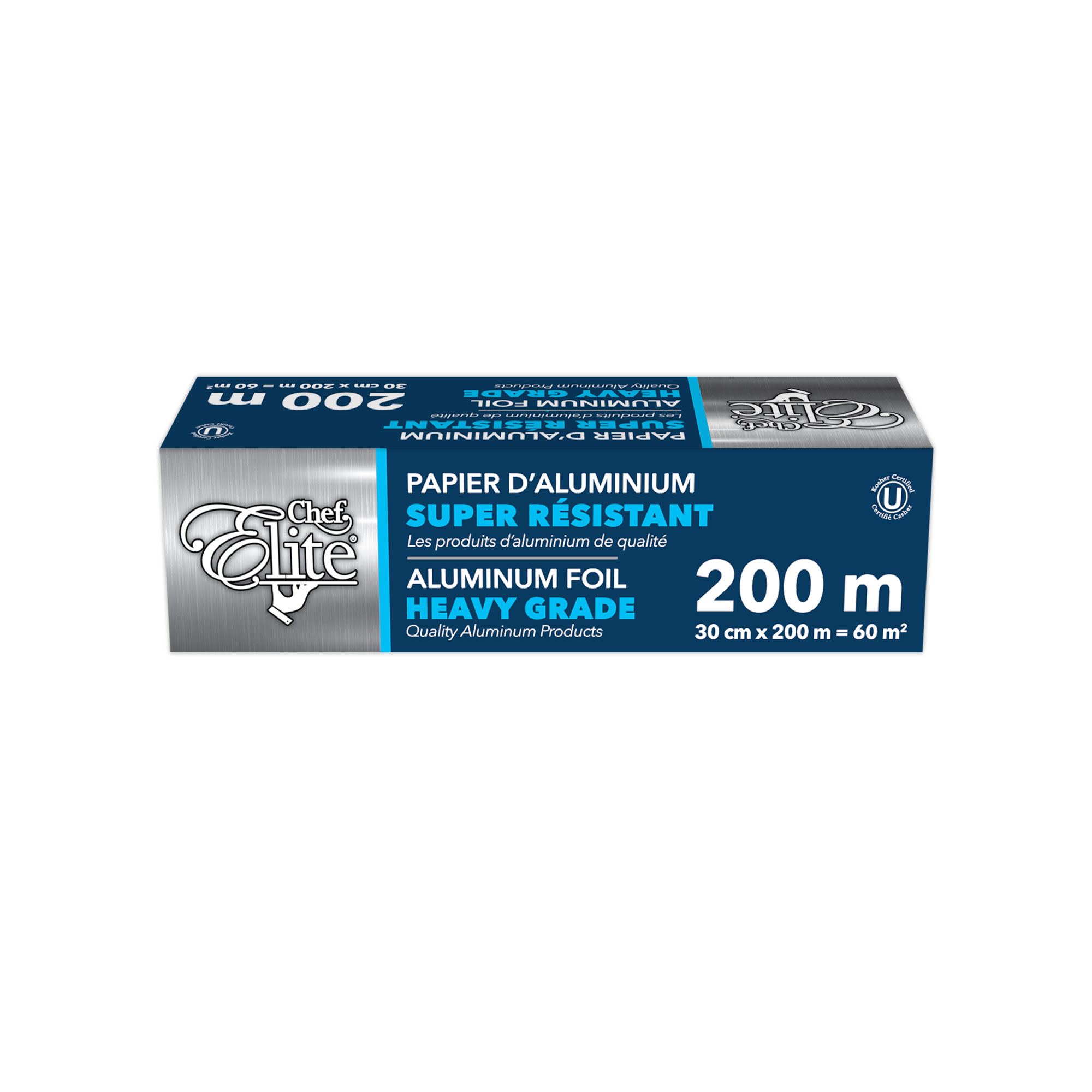 Chef Elite - Aluminum Foil - 30cm x 200m - 14mic - Heavy Grade - Dorfin