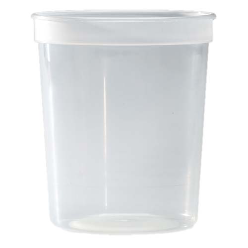 Plastic Containers - 32oz - Polypropylene - Clear - Dorfin