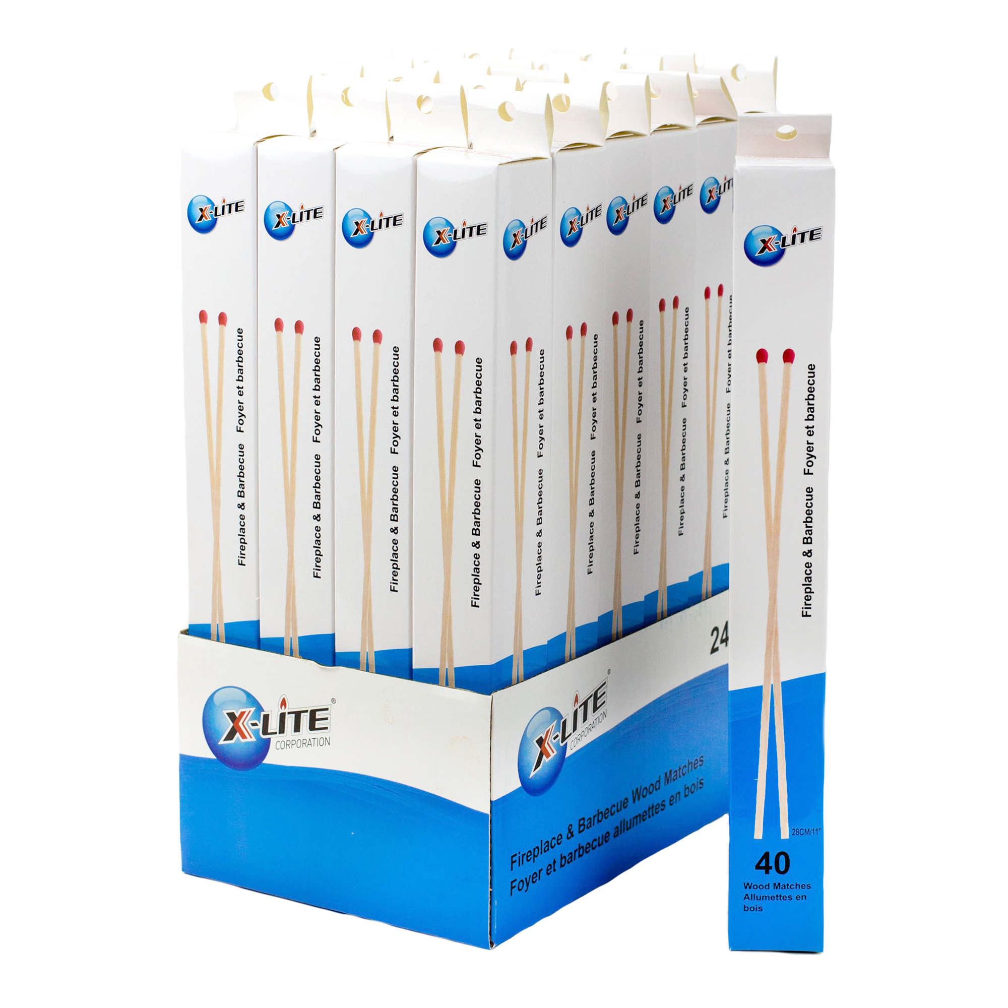 X-lite - B.B.Q. Wood Matches - 40Pk - Dorfin