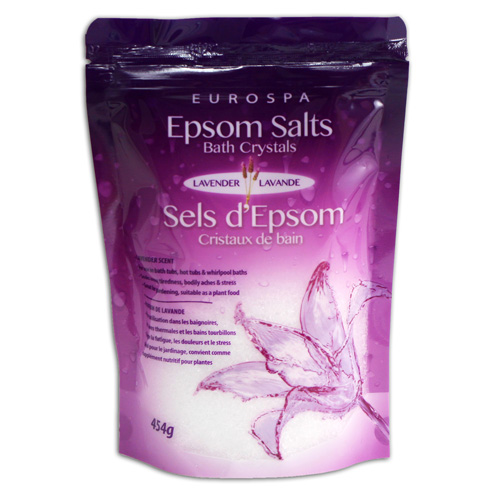 Eurospa - Epsom Salts - 454g - Lavender - Dorfin