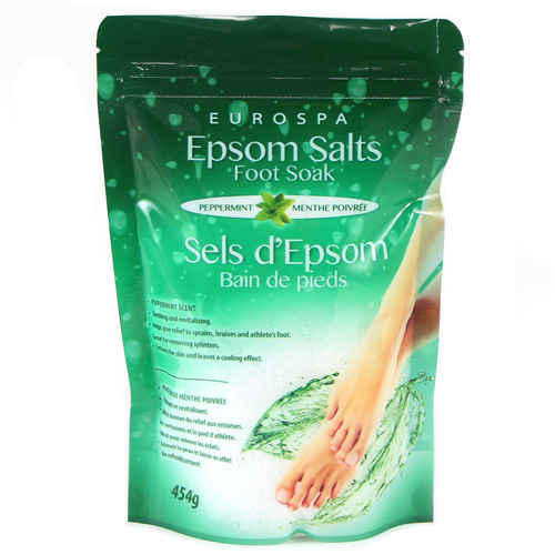 Eurospa - Epsom Salts - 454g - Peppermint Foot Soak - Dorfin