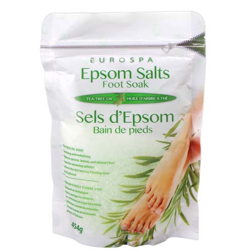 Eurospa - Epsom Salts - 454g - Tea Tree Oil Foot Soak - Dorfin