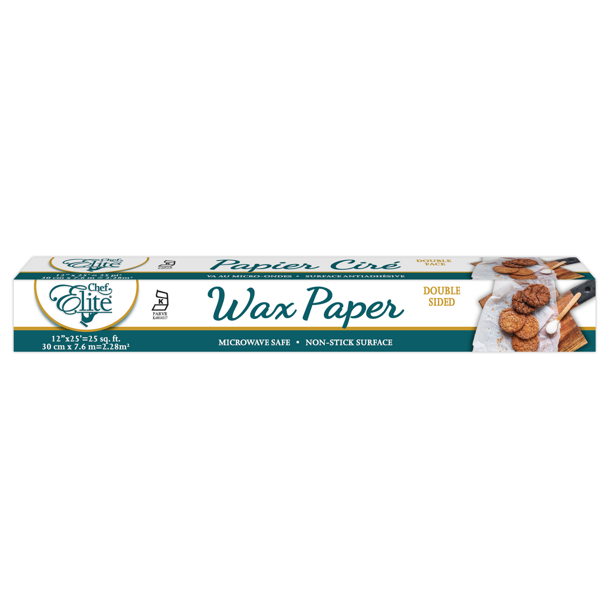 Chef Elite - Double-Sided Wax Paper - 12" x 25' - Dorfin