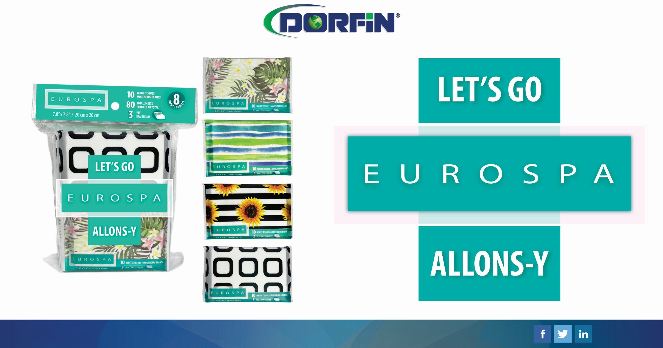 Discover the EUROSPA 3-ply facial tissues - Dorfin